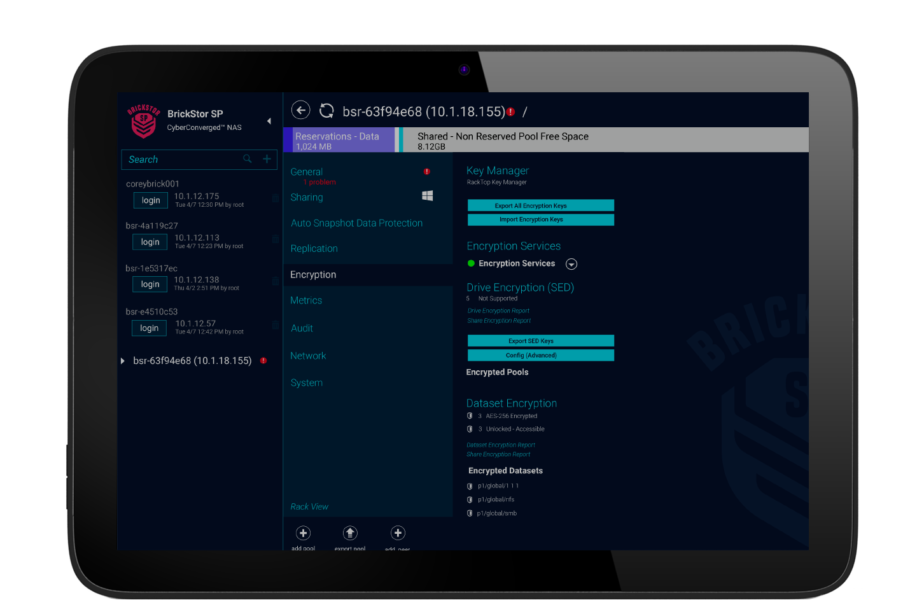 Encryption_tablet | RackTop Cyberstorage Solutions
