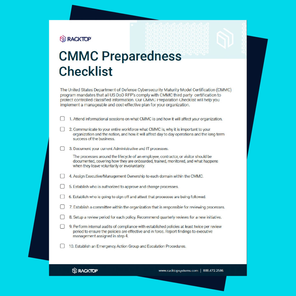 CMMC 2.0 | RackTop