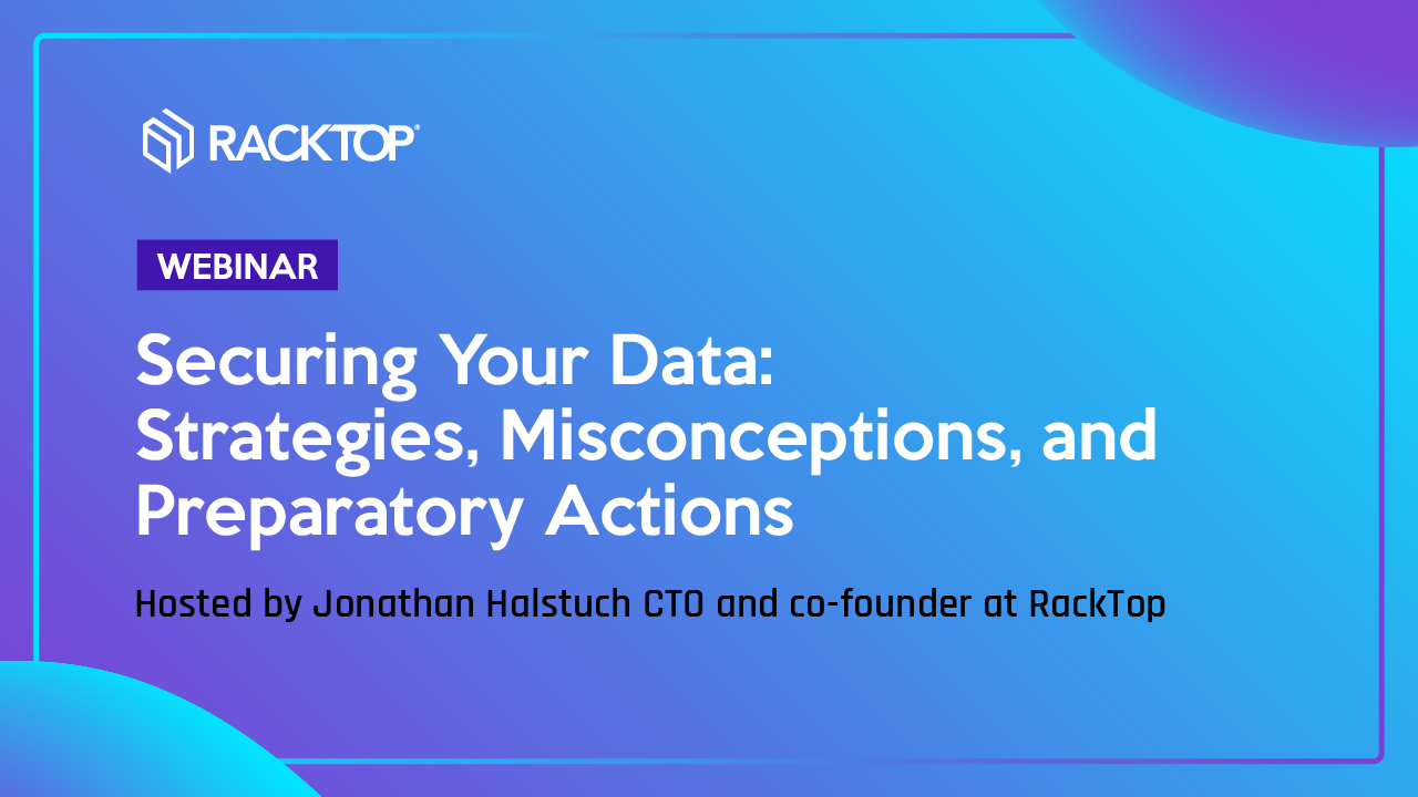 Securing Your Data Strategies Misconceptions And Preparatory Actions
